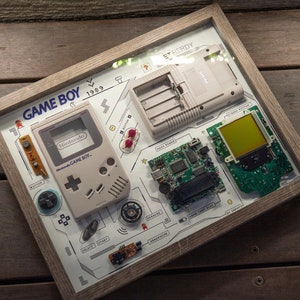 Disassembled Gameboy With Frame Disassemble Art Gameboy - Etsy