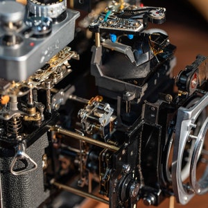 Disassembled Mechanical Film Camera, Deconstructed Minolta XE, Minolta ...