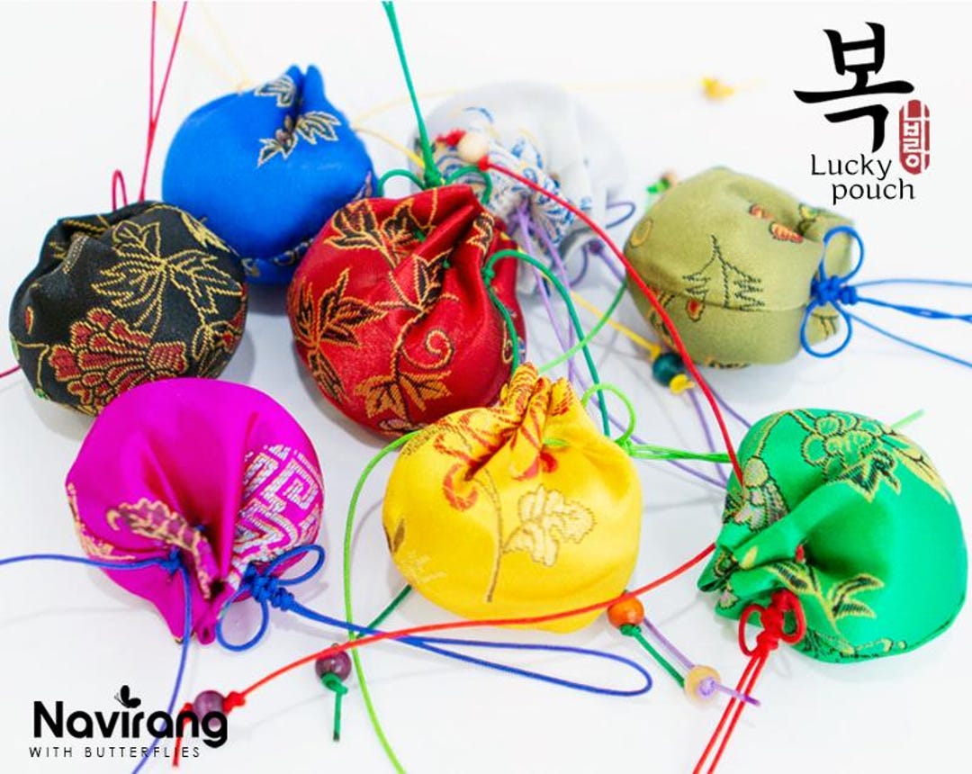 Yangdan Silk / Saekdong Traditional Korean Fortune Bag, Lucky Pouch ...