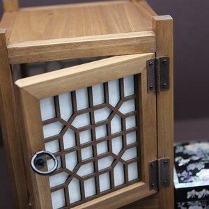 HANJI Paper Door Lamp Korean Traditional Window Art, Mood Light, Wooden ...