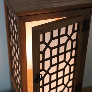 HANJI Paper Door Lamp - Korean Traditional Window Art, Mood Light ...