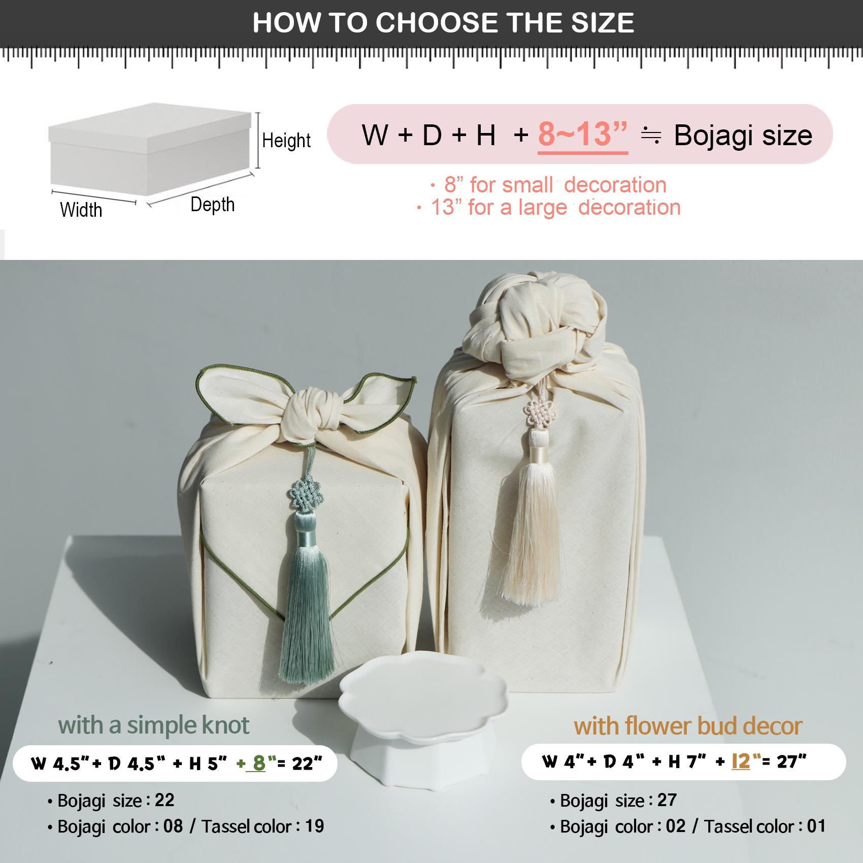 Gwangmok Bojagi Wrapping Kit - Korean Bojagi Wrapping With Traditional ...