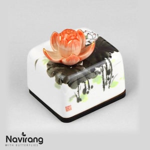 Ceramic Music Box - Moony Orgel, Korean Traditional Tiger and Bird ...