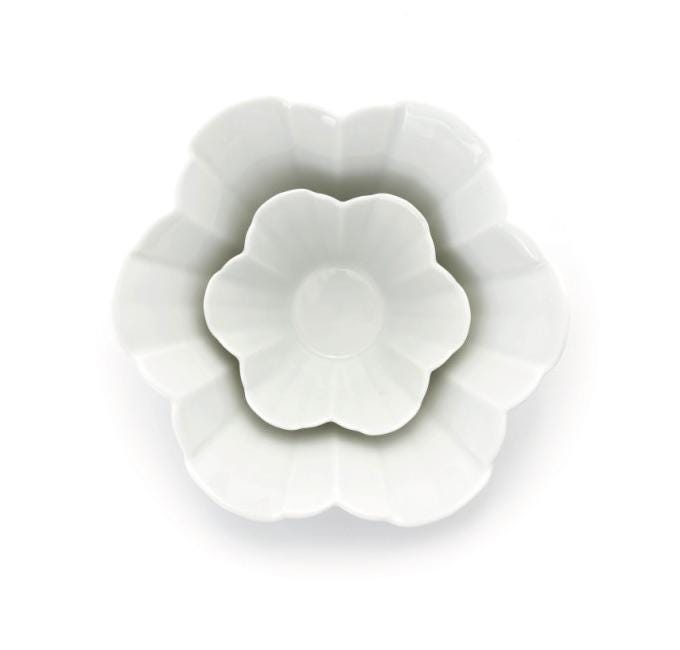 Korean Ceramic Flower Bowl - Mujagi by Korean Ceramist, Korean Side ...