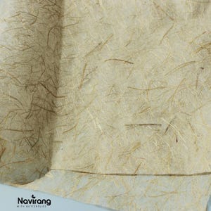 Full Mulberry Bark Unryu Paper- Brown / Handmade Korean Mulberry Paper ...