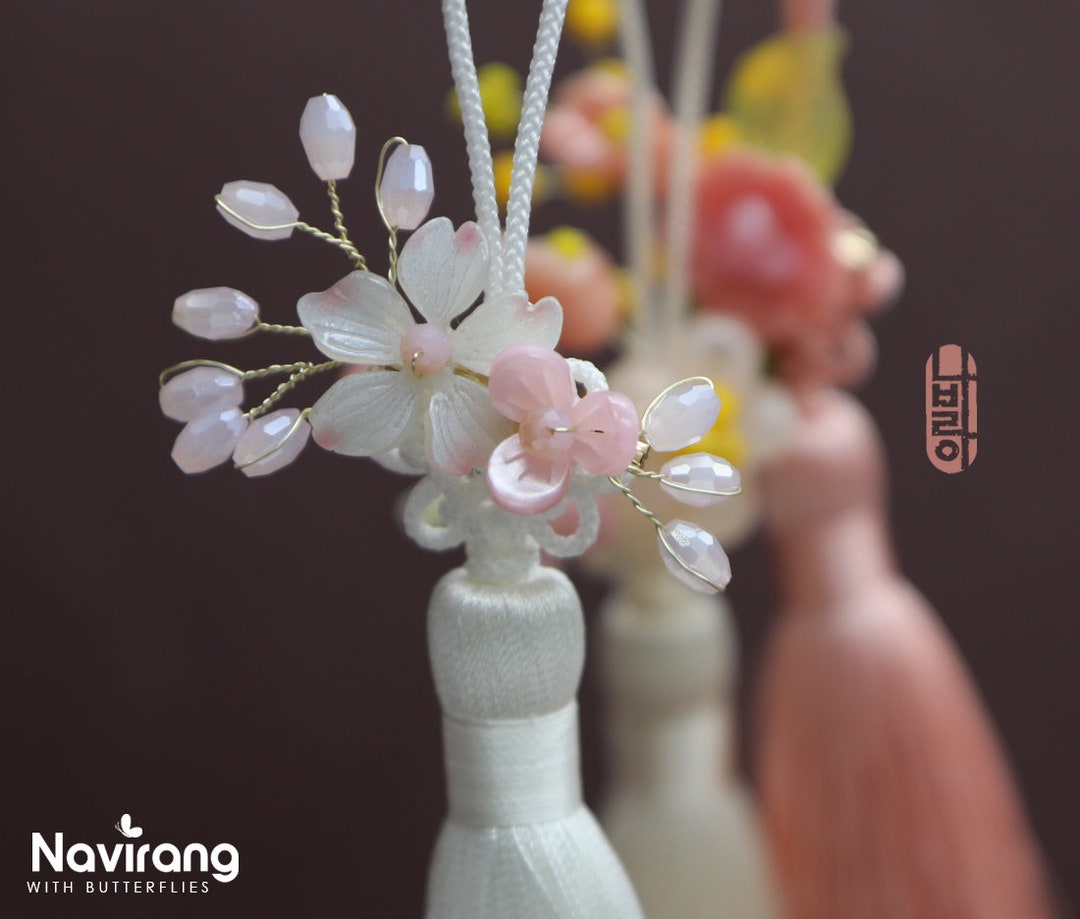 Mini Flower Hanbok Brooch - Korean Tradition Hanbok Accessory Mini ...