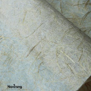 Full Mulberry Bark Unryu Paper- Brown / Handmade Korean Mulberry Paper ...