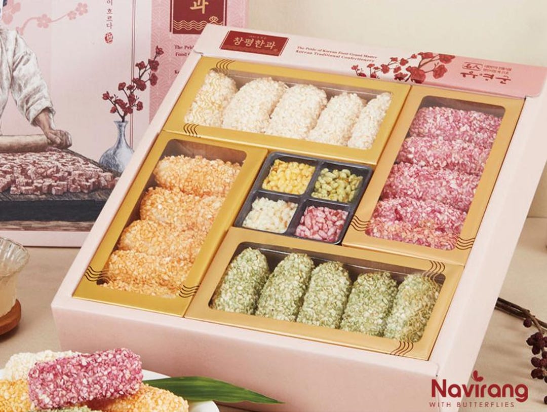 Hangwa Gift Set – Traditional Yakgwa | Deep-fried Honey Cookies ...