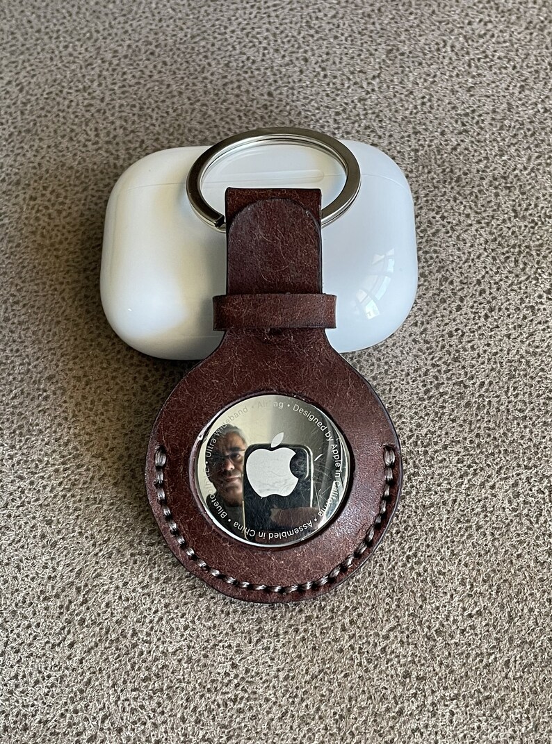 Apple AirTag PDF Pattern Keychain Holder Case Leathers by ...