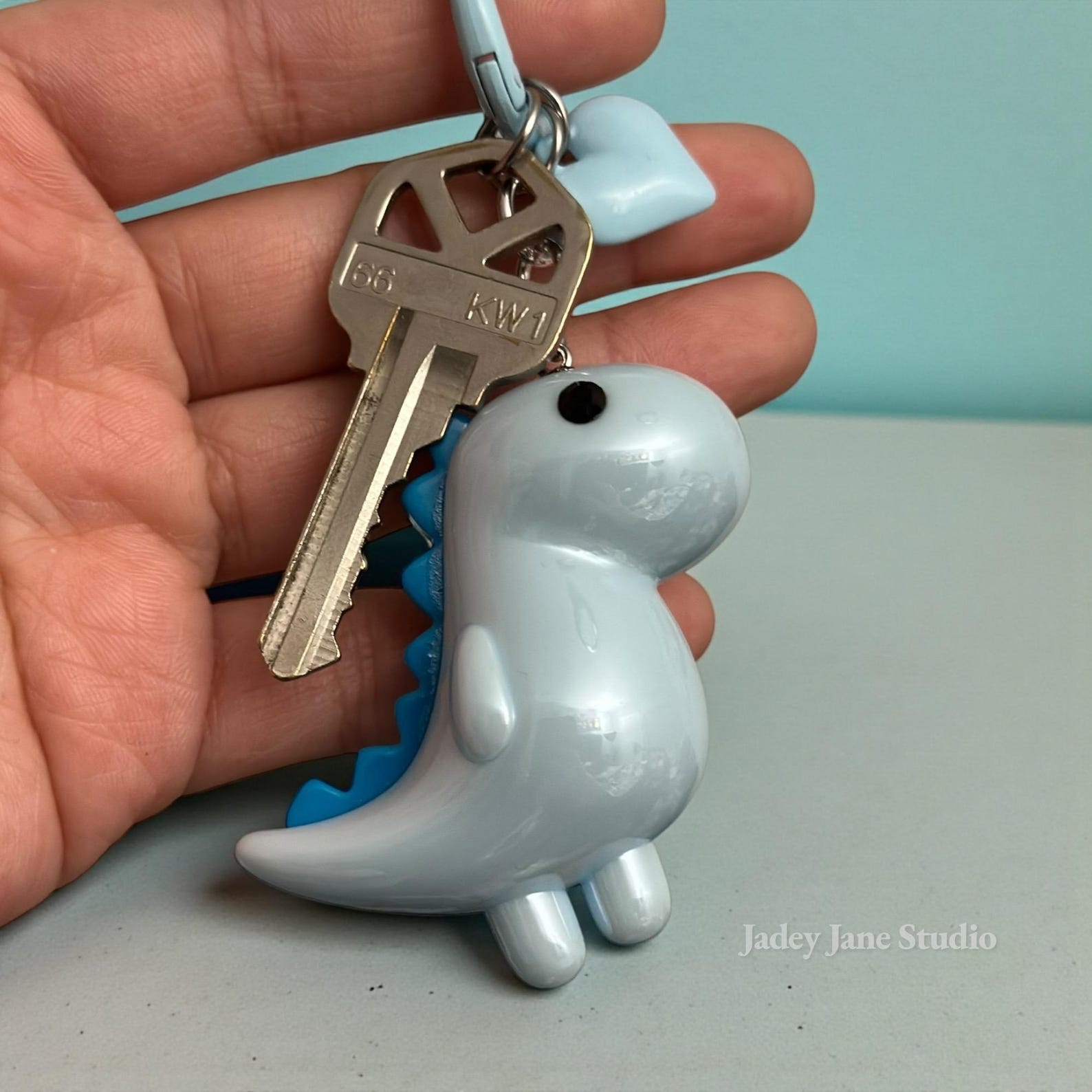 Cute Dinosaur Keychain – Kawaii Bag Charm, Matching Couples Gift ...