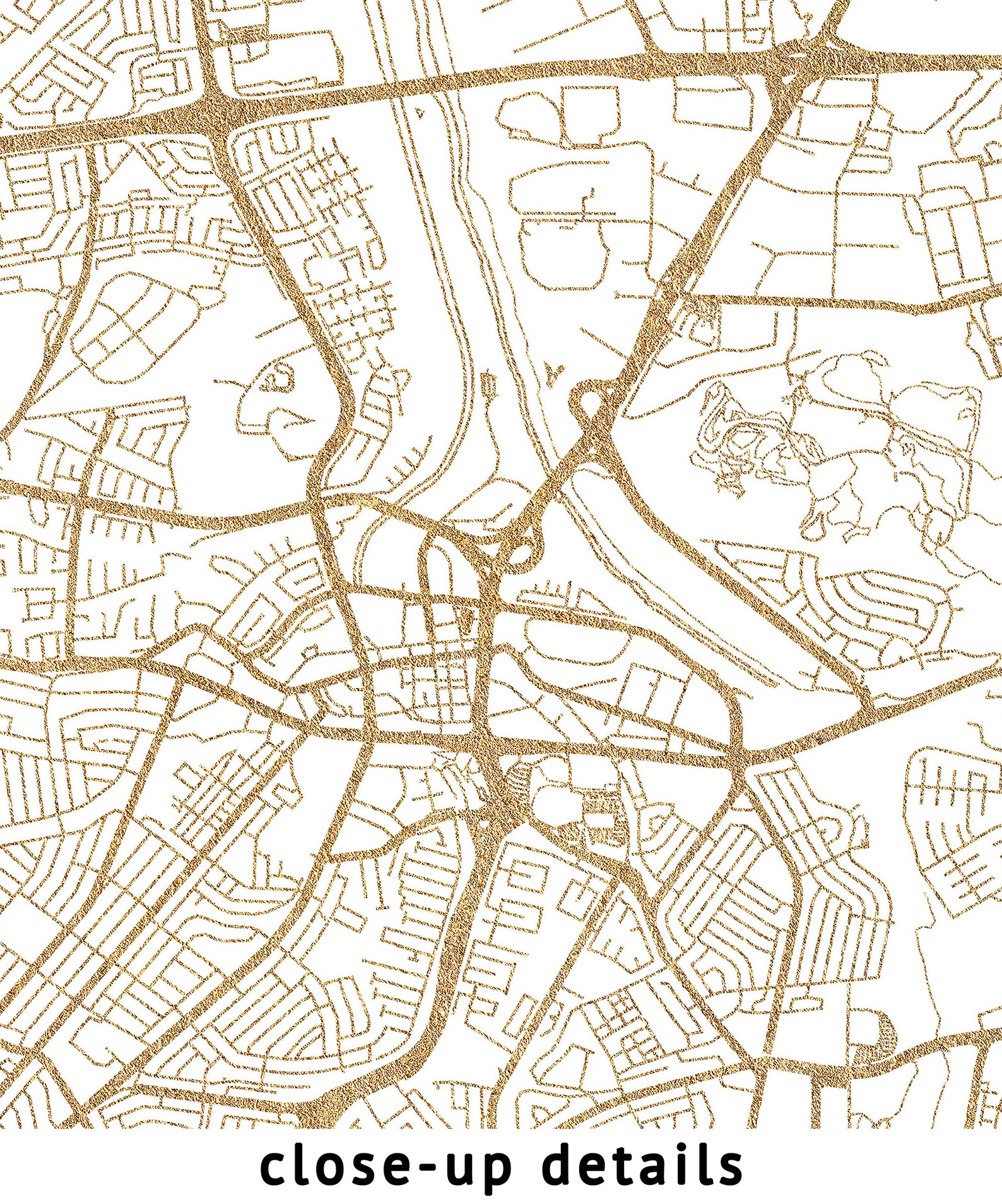 Bayamon Puerto Rico Map, High Resolution Real Gold Leaf Texture ...
