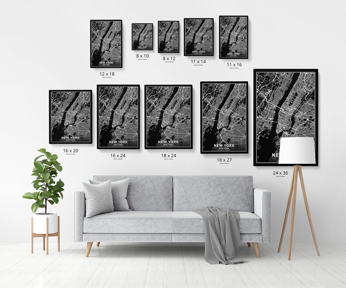Augusta Georgia Map, Black and White, Inverted, Coordinates, Map of ...