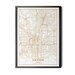 Akron Ohio Map, High Resolution Real Gold Leaf Texture, Coordinates ...