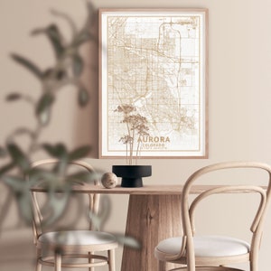 Aurora Colorado Map, High Resolution Real Gold Leaf Texture ...