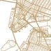 New York City Map High Resolution Real Gold Leaf Texture - Etsy