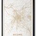 Beijing China Map, High Resolution Real Gold Leaf Texture, Coordinates ...
