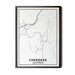 Cherokee California Map, Black and White, Coordinates, Map of Cherokee ...