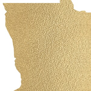 Minnesota Map, Gold Foil Texture, Contemporary, Minnesota Wall Art, Map ...