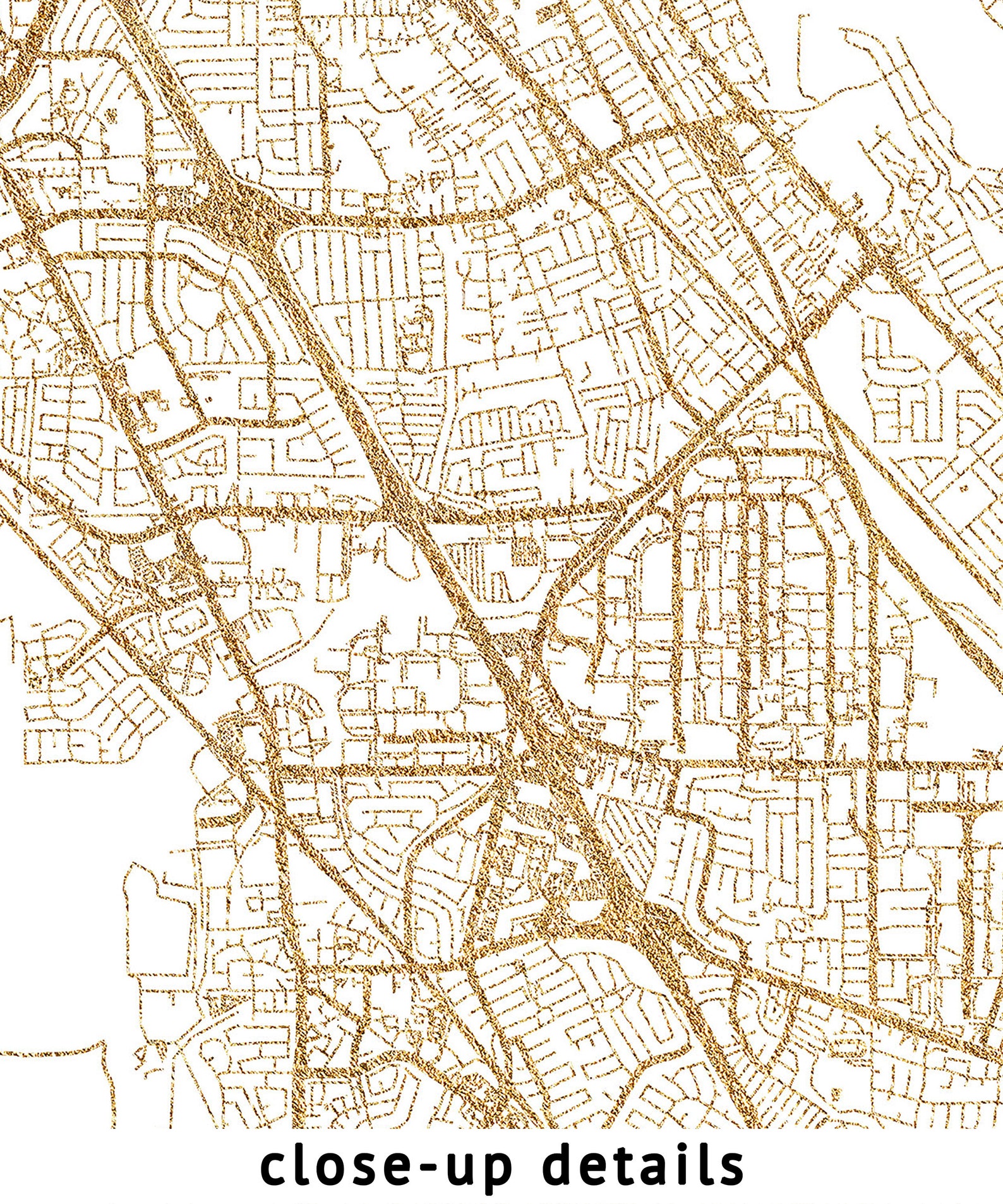 Hayward California Map, High Resolution Real Gold Leaf Texture ...