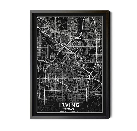 Texas Map Irving Tx