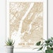 New York City Map High Resolution Real Gold Leaf Texture - Etsy