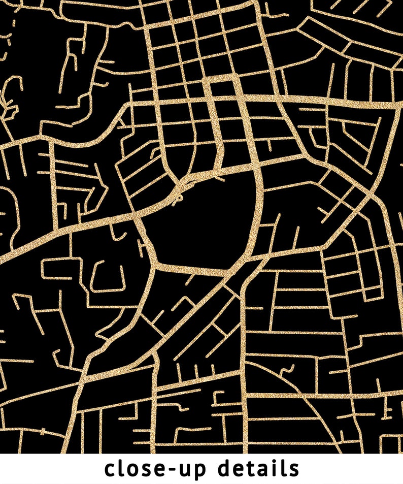 Arima Trinidad and Tobago Map Black High Resolution Real - Etsy