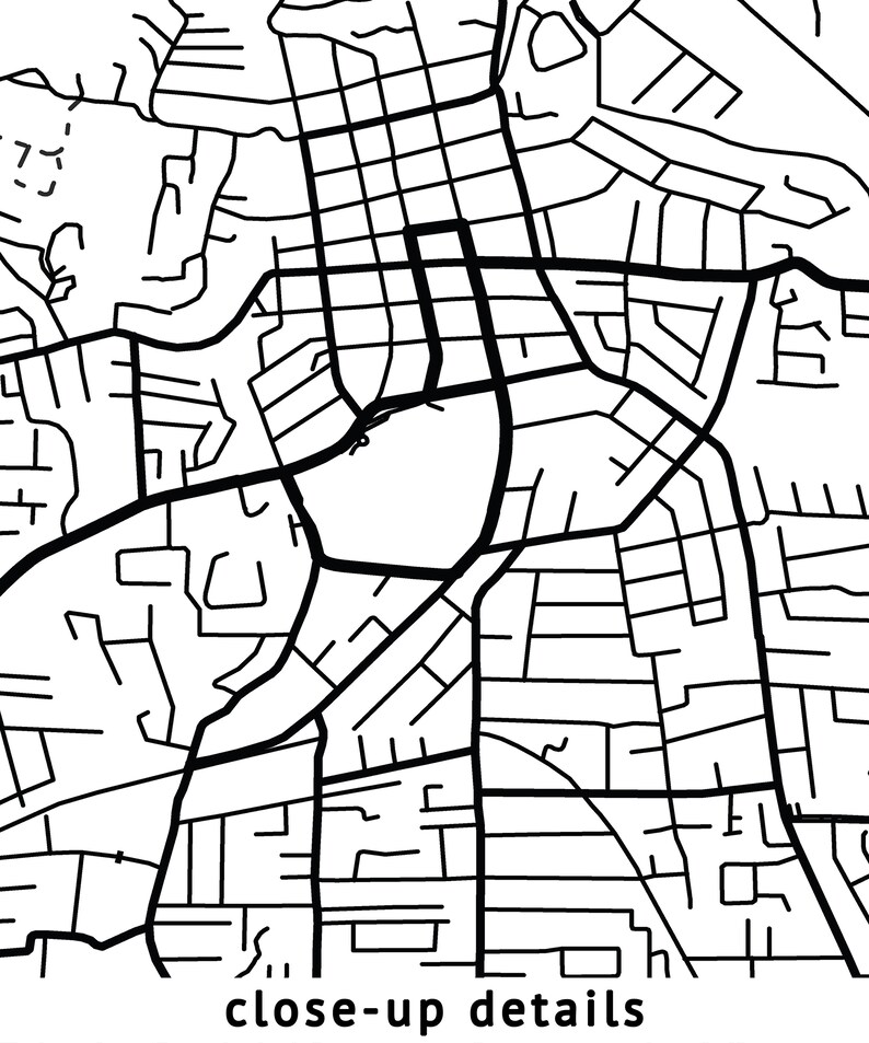 Arima Trinidad and Tobago Map Black and White Coordinates - Etsy