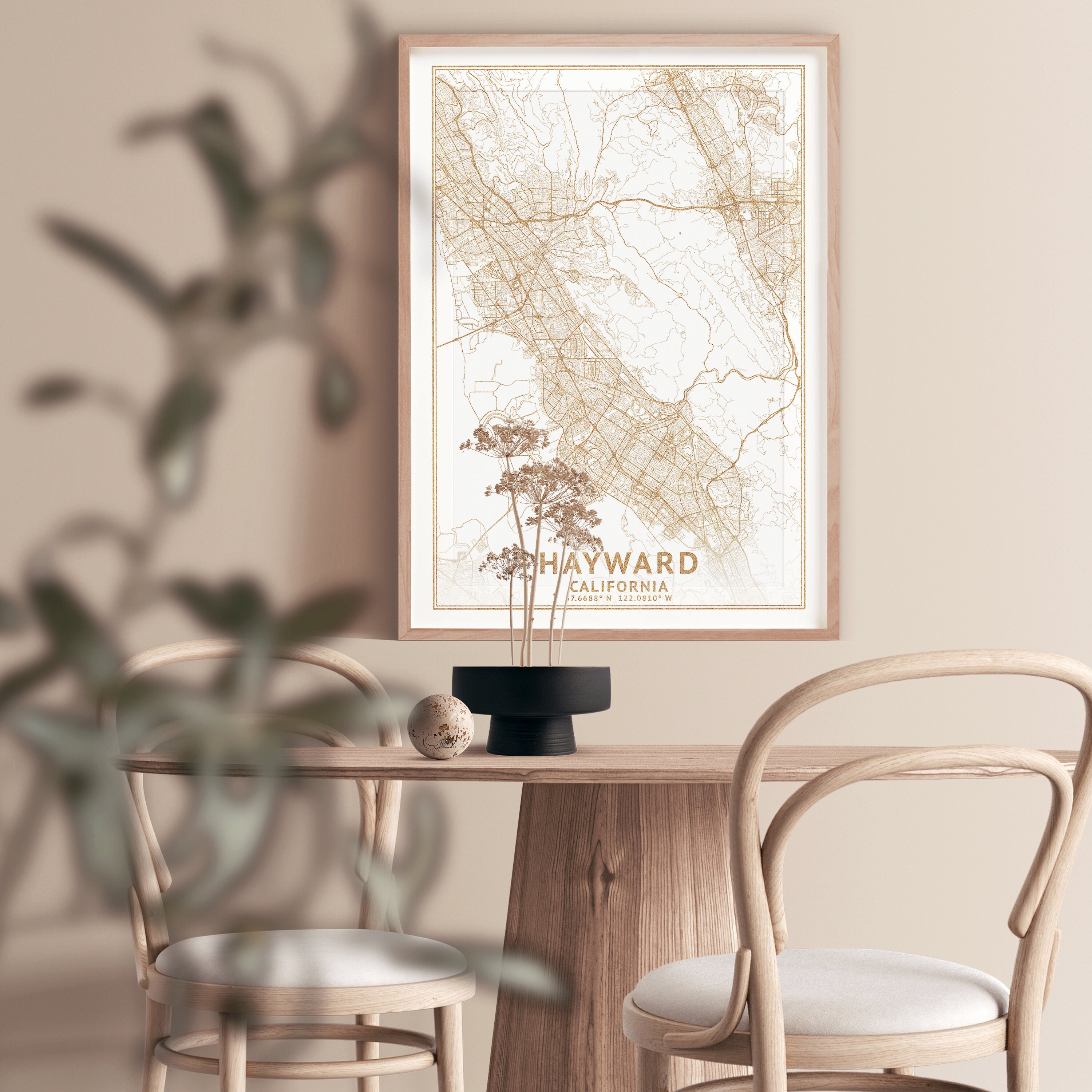 Hayward California Map, High Resolution Real Gold Leaf Texture ...