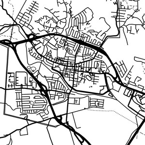 Humacao Puerto Rico Map, Black and White, Coordinates, Map of Humacao ...