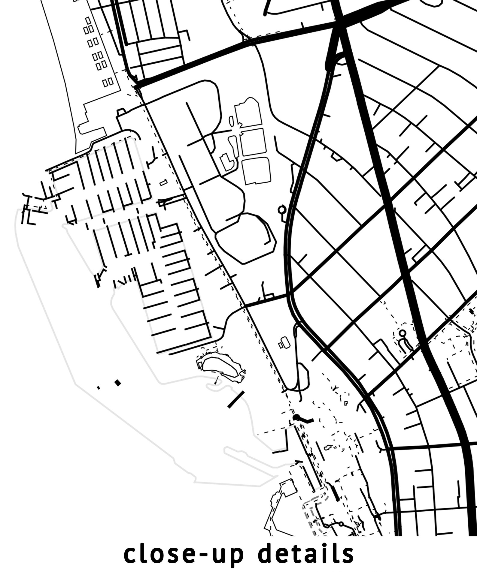 Redondo Beach California Map, Black and White, Coordinates, Map of ...