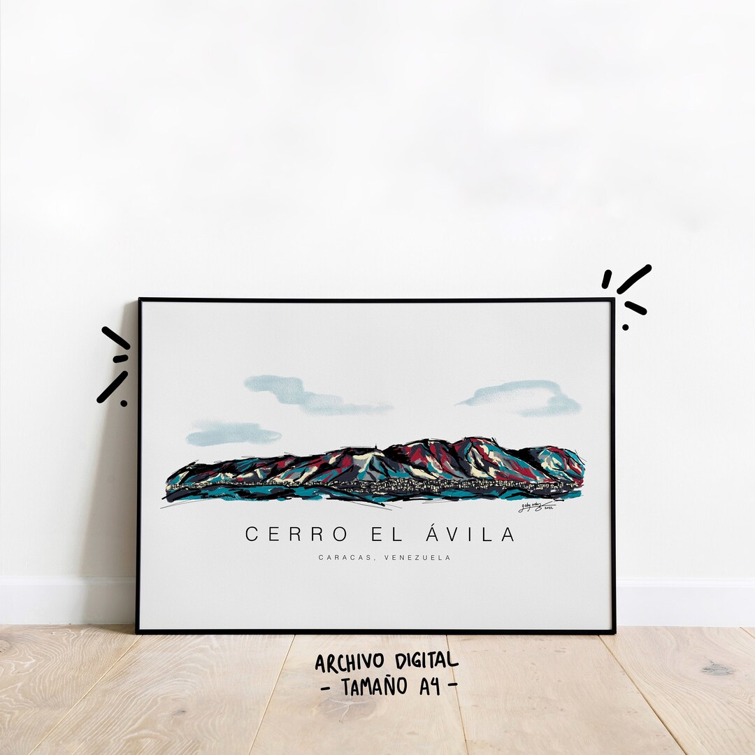 Avila, Caracas, Venezuela, Digital Download, Wall Art, Poster, Modern ...