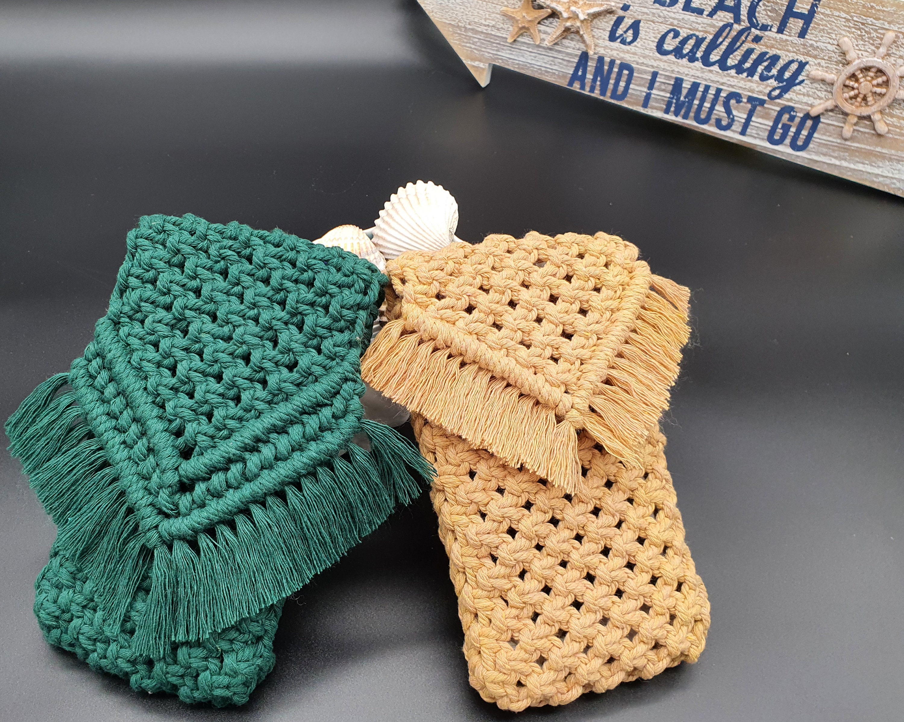 Caramel Macramé Phone Case / Boho Phone Case / Macramé Purse / Boho ...