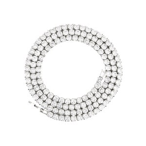 Personalized Initial Diamond Letter Pendant Necklace and Tennis Chain ...