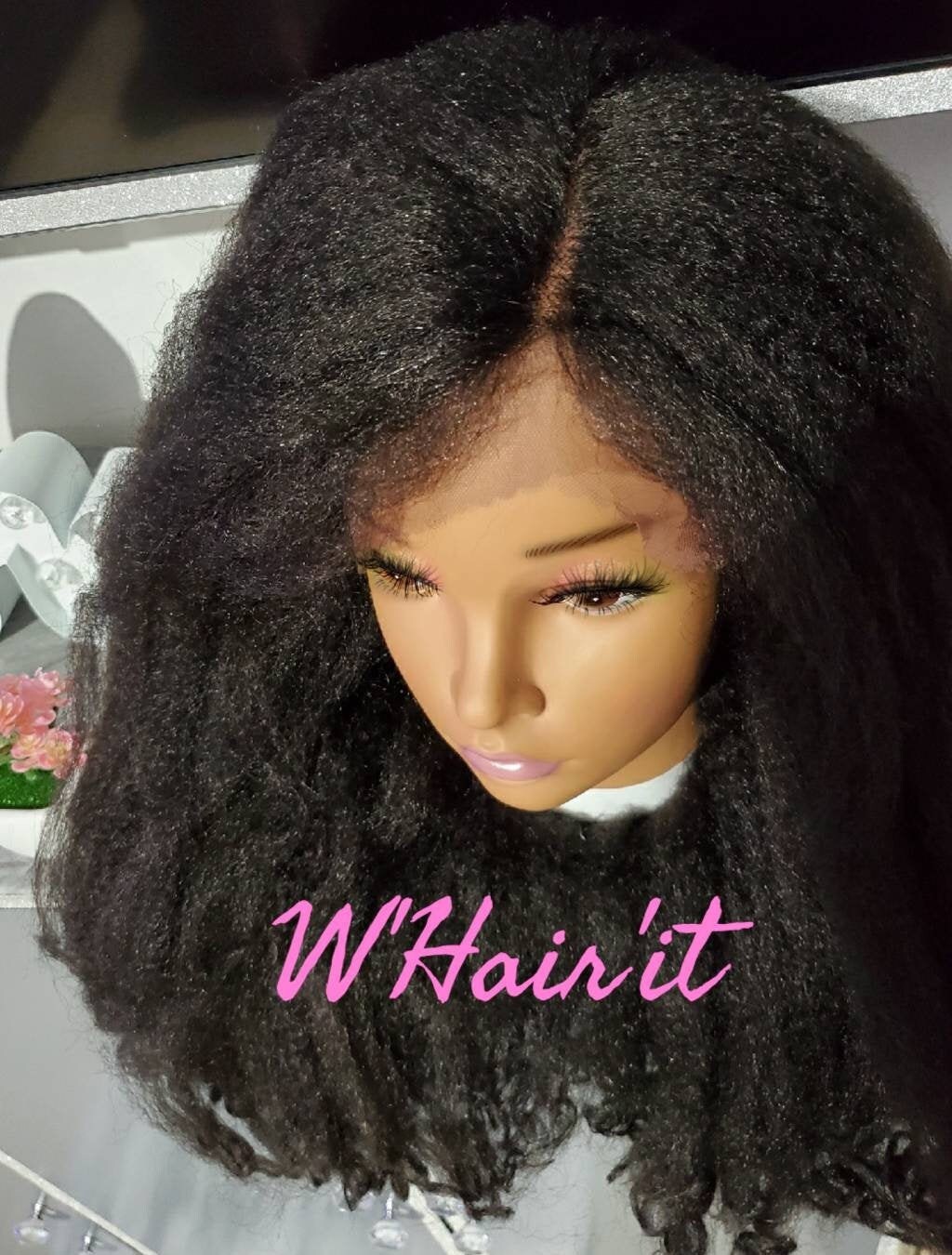Sza Wig Celebrity Inspired Black Full Kinky Afro 4C - Etsy