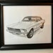 Handdrawn Custom Graphite Vehicle - Etsy