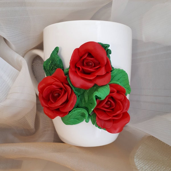Polymer Clay Roses - Etsy