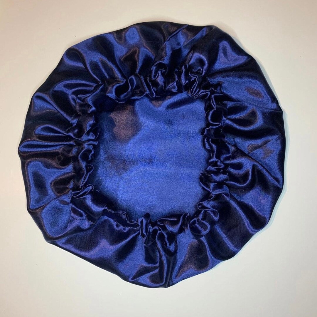 Blue Satin Bonnet - Etsy