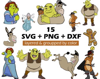 Shrek Svg for Cricut | Etsy