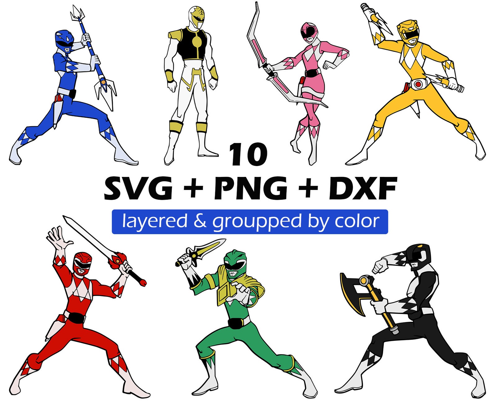 Power Ranger svg | Etsy