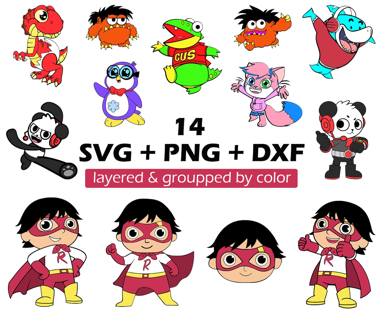 Ryans world svg | Etsy