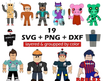 Roblox Noob Svg | Etsy