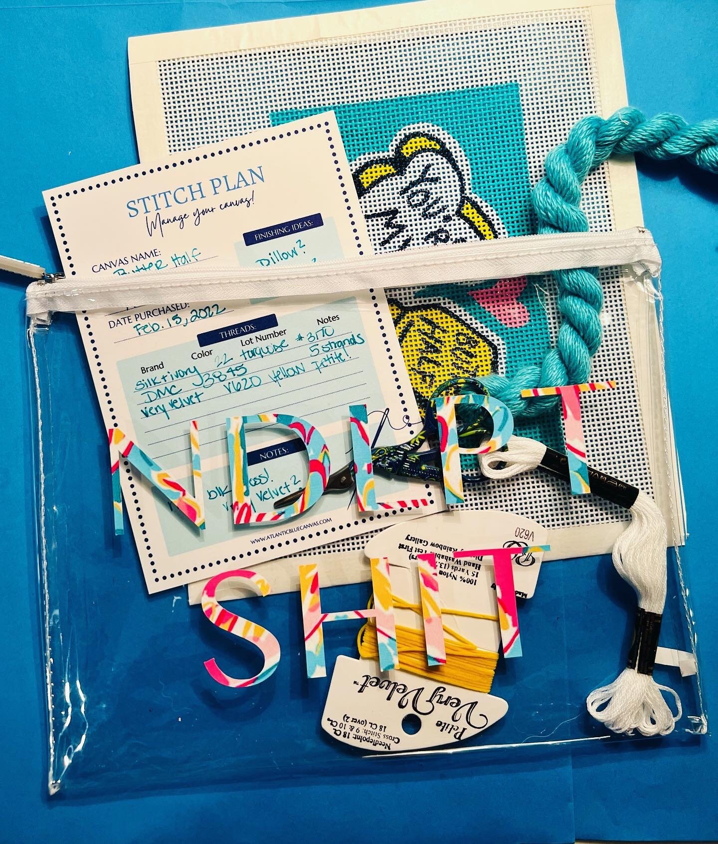 Stitch Plan Notepad, Needlepoint Project Tracker, Thread Organizer - Etsy