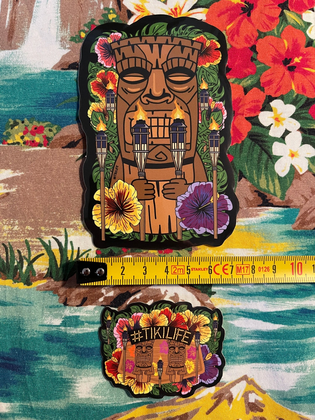 Tikilife Tiki #tikilife Sticker X 2 Decal Tikiman Tikibar Tikimug ...