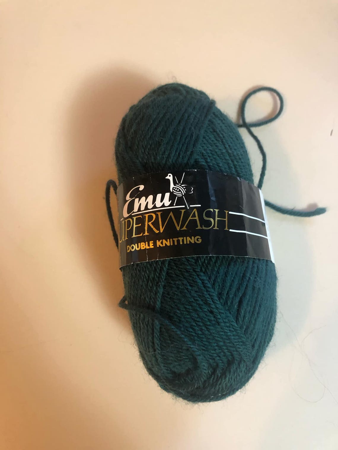 Emu Superwash Double Knit Yarn in Dark Green - Etsy