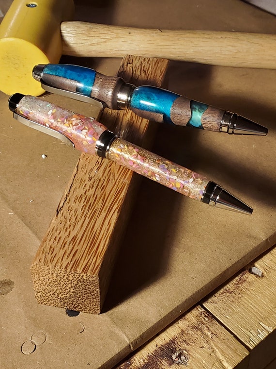 Custom Resin and Wood Pen | Etsy