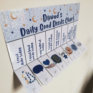 Good Deeds Chart | Daily Good Deeds Chart | Muslim Child Daily Routine ...