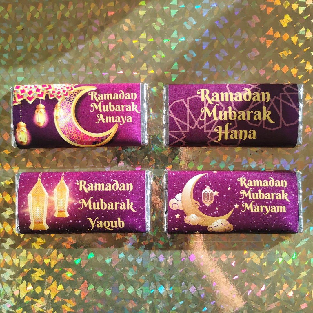 Personalised Ramadan Chocolates Ramadan Favours Personalised Eid ...