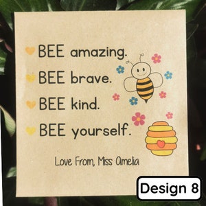 Personalized Bee Friendly Wildflower Seed Packet | End of Year Teacher ...