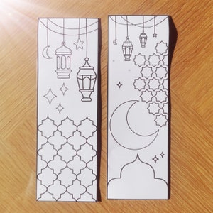 Ramadan Colouring Bookmarks | Printable Ramadan Bookmarks for Kids ...
