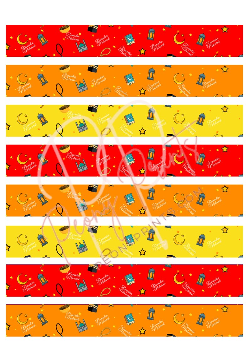 DIY Ramadan Paper Chain | Ramadan Paper Chain | Ramadan Crafts - Etsy